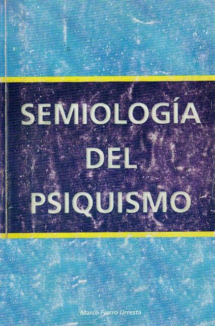 Semiología del psiquismo | Jesús Guzmán | uDocz