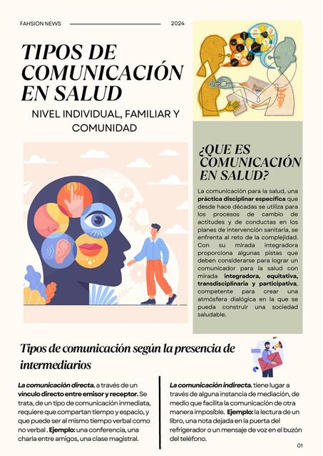 Tipos de comunicación en salud | Maria Camila | uDocz