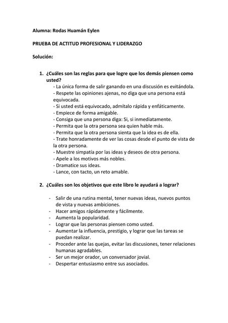 Prueba de actitud profesional y liderazgo | Jeancarlo M. | uDocz