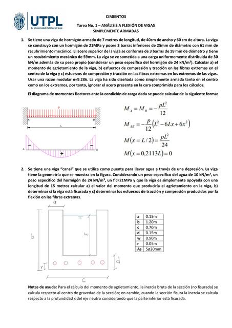 Análisis a Flexión de Vigas | A Navarro | uDocz