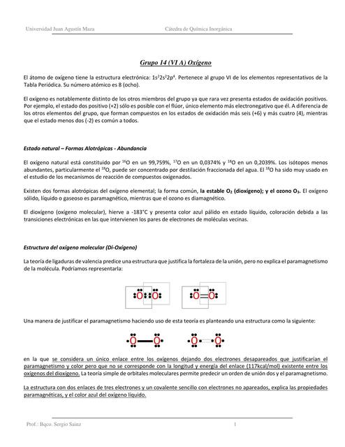 Oxigeno | Agustina | uDocz