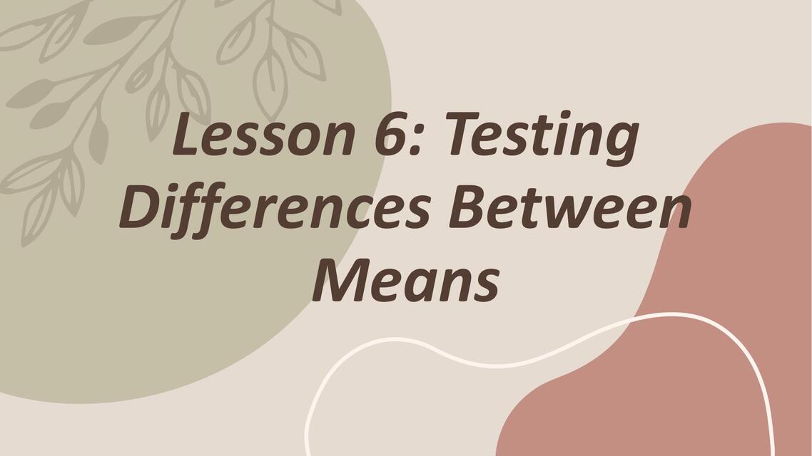 Prueba de diferencias entre medias | Derisive | uDocz