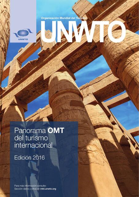 Panorama omt del turismo internacional edición 3 | Romano | uDocz