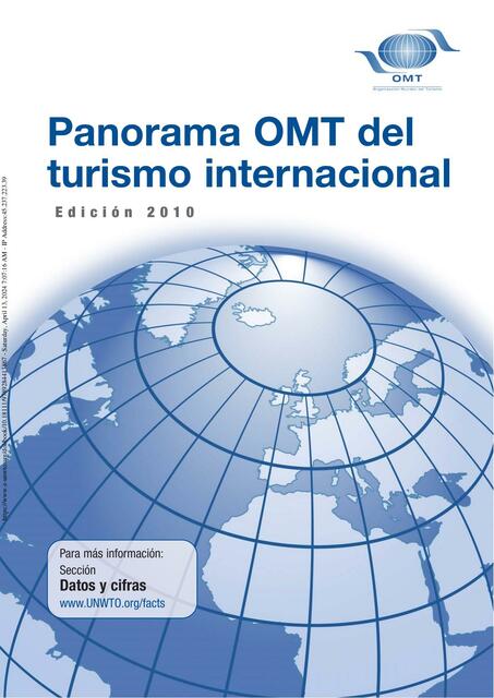 Panorama omt del turismo internacional edición 6 | Romano | uDocz
