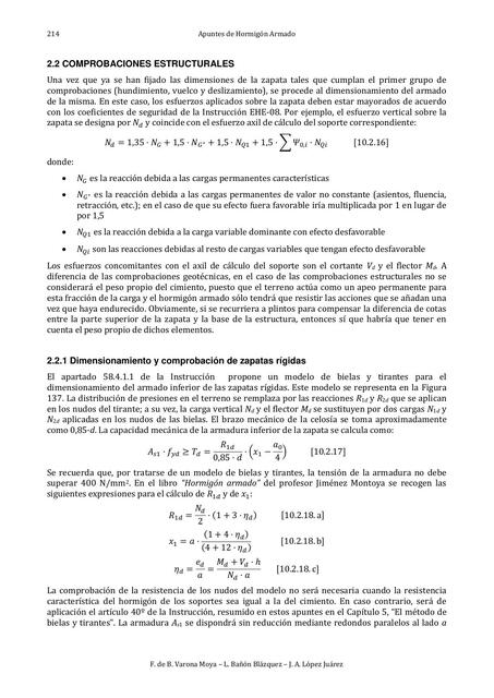 Apuntes de Hormigón Armado Comprobaciones Estructurales | Temas de ...