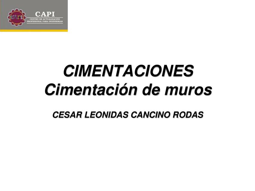 CIMENTACION CORRIDA | Ingeniería Civil | uDocz CIMENTACION CORRIDA | Ingeniería Civil | uDocz