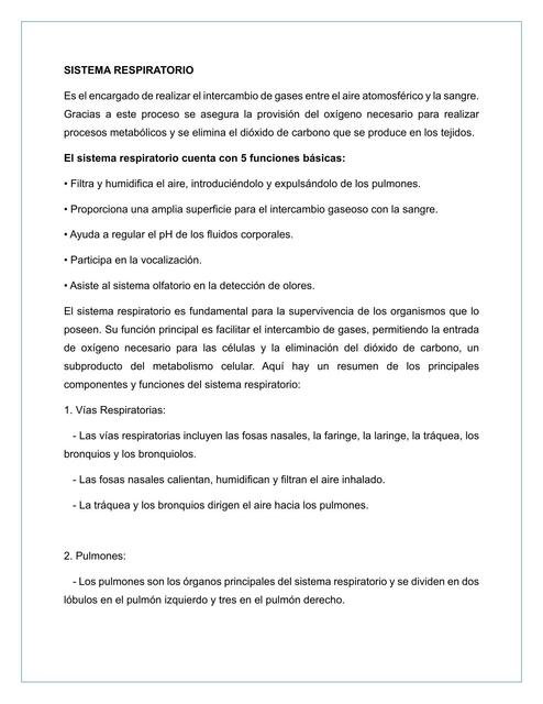 Sistema respiratorio | Sophia Rivas | uDocz