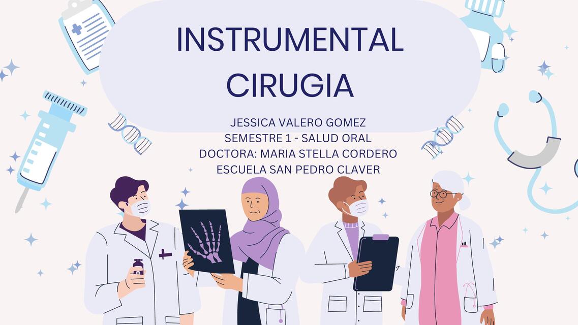 Instrumental cirugía | Jessica Valero | uDocz