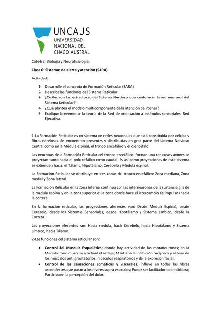 Sistemas de alerta y atención SARA (UNCAUS) | allan | uDocz