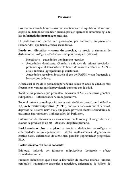 Parkinson | Maurixio | uDocz