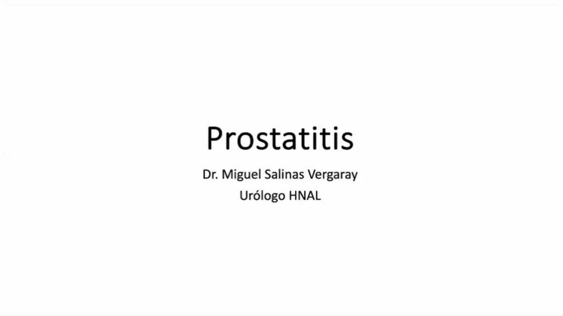 Prostatitis | @CUIDADO.MEDICO | uDocz
