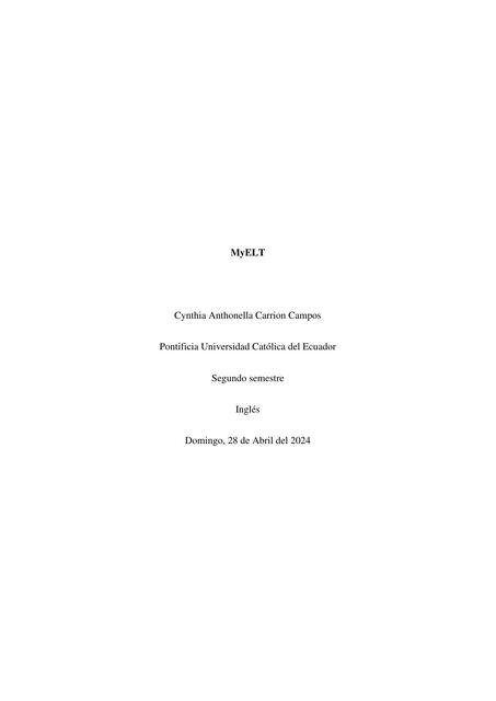 MyELT 5 | CYNTHIA CARRION | uDocz