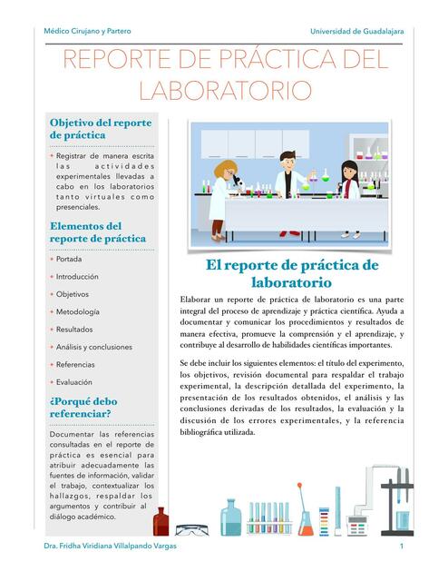 Cómo elaborar un reporte de práctica | Yedith Ramírez | uDocz