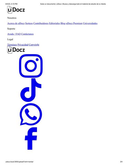 Sube un documento uDocz Busca y descarga todo el m | Alejandro Latorre | uDocz