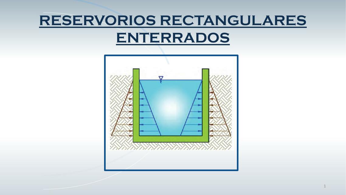 Reservorios rectangulares enterrados | Apuntes de Ingenieria Civil | uDocz