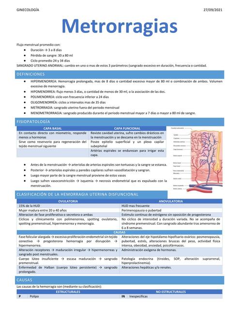 7 METRORRAGIAS | Herrera Yesenia | uDocz