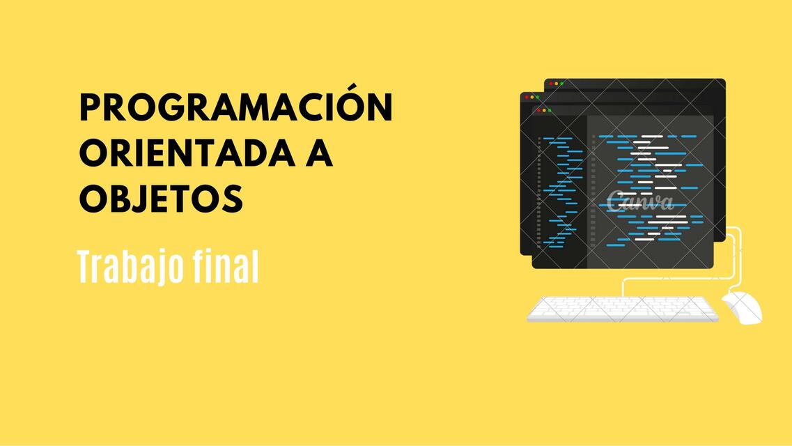 TF Programación orientada a objetos | Tea | uDocz