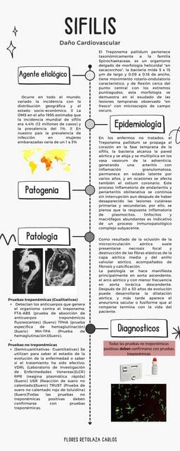 Sífilis (Enfocado a daño cardiovascular) | Carlos Flores R | uDocz