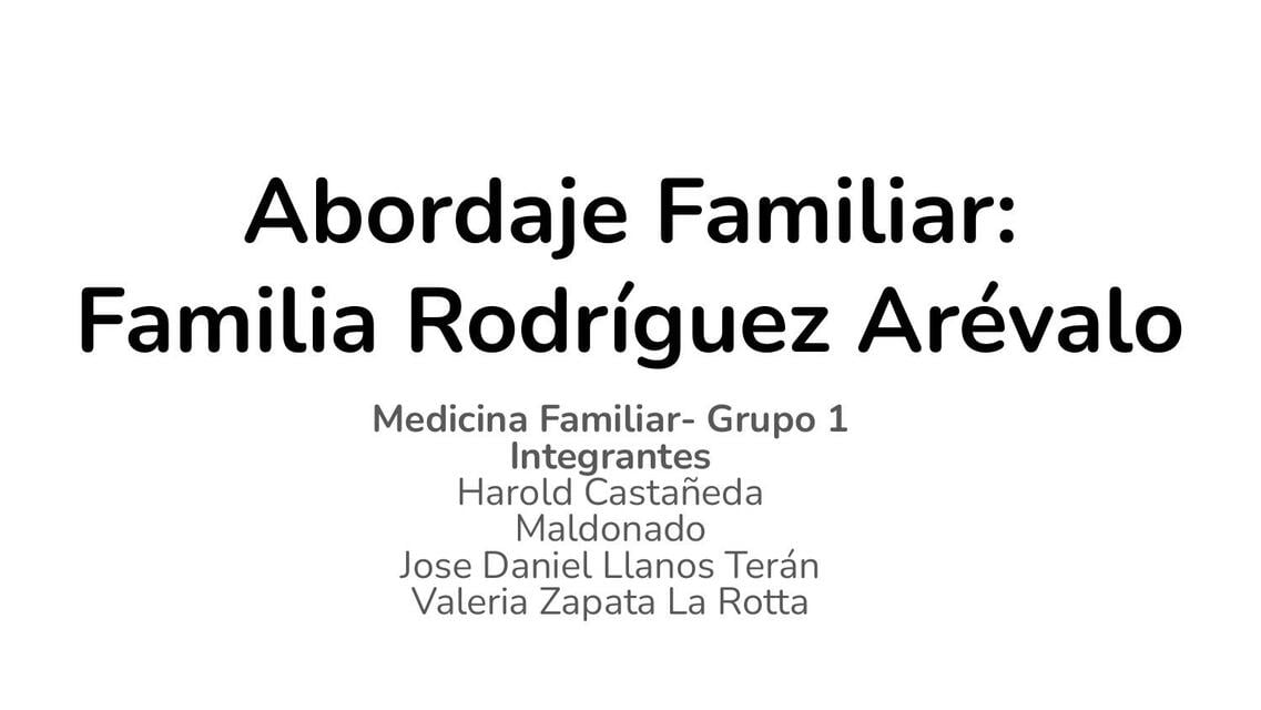 Familia Rodriguez Arévalo | Val Zapata | uDocz
