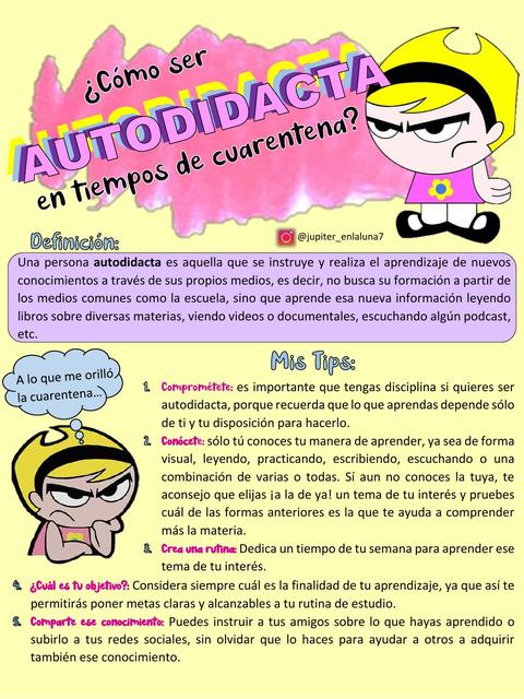 ¿còmo ser autodidacta en tiempos de cuarentena? | FÍSICA CON JÚPITER ...