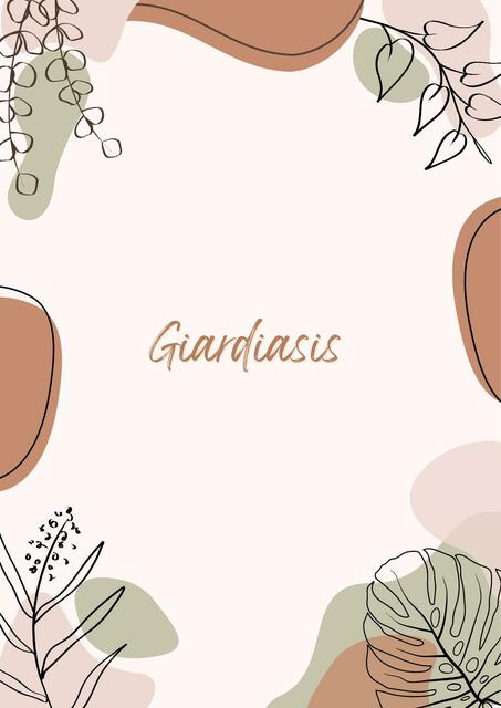 GIARDIASIS | Luisana Aneth CR | uDocz