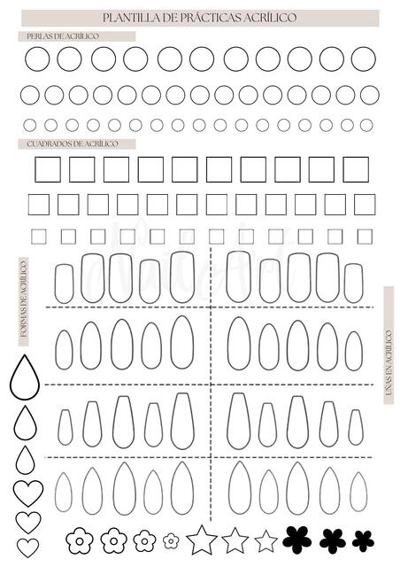 plantilla de prácticas acrílico | Clau | uDocz