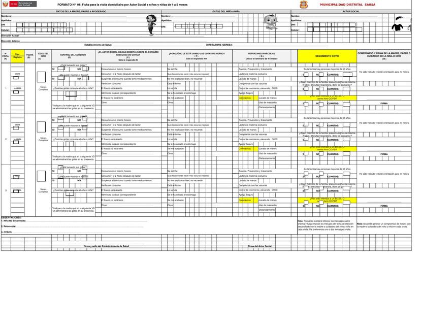 FORMATO F1 y F2 SAUSA META 4 | miguel ramos rodriguez | uDocz