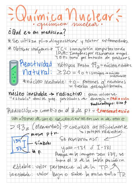 Química nuclear | Anderson Sánchez | uDocz