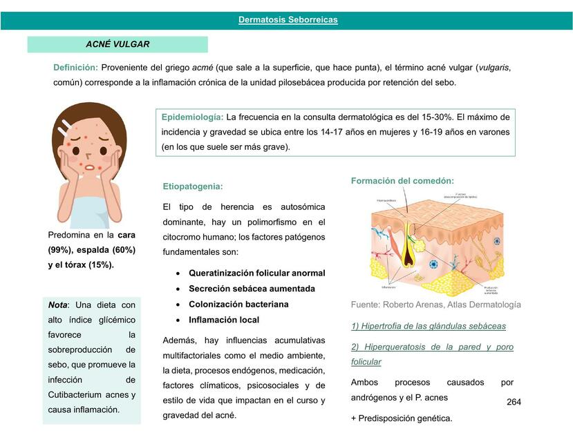 Dermatosis seborreicas | Fátima | uDocz