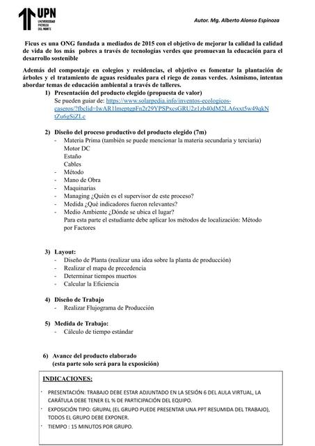 Sesión 6 Avance de Trabajo Final T1 1 | Zamira | uDocz