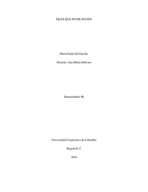 DILES QUE NO ME MATEN MOMENTO 2 | NICELYS | uDocz