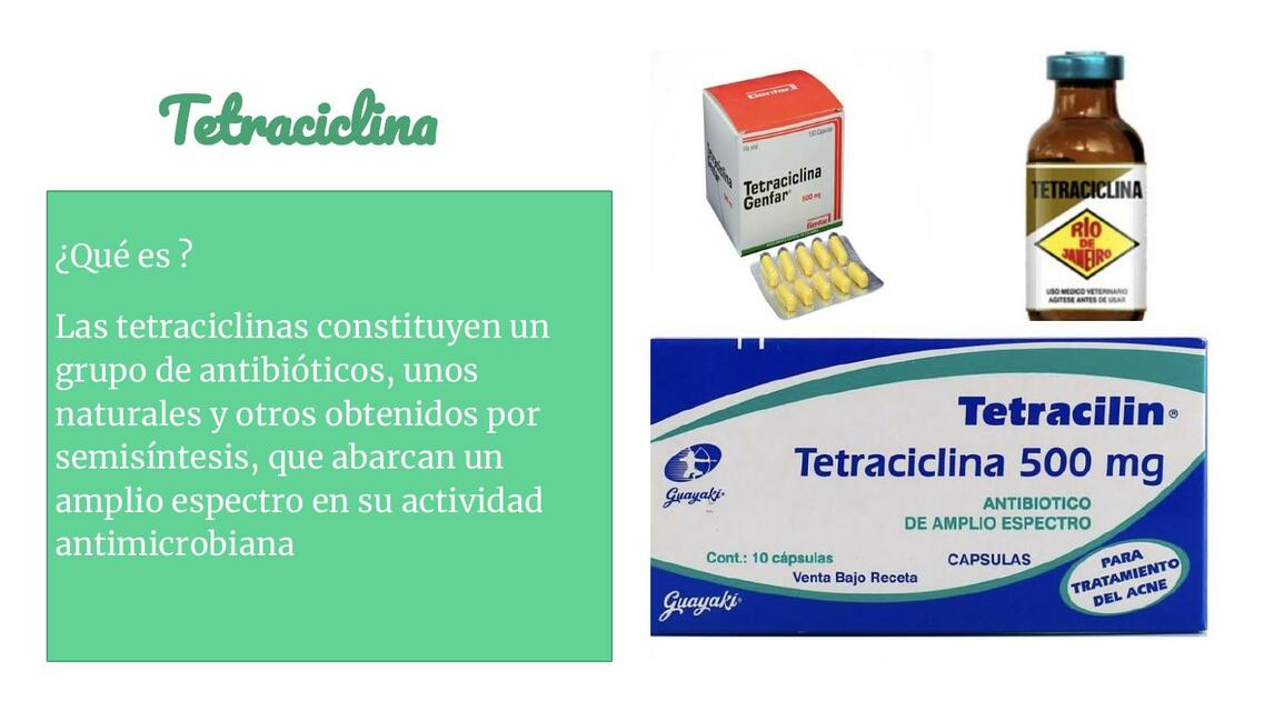Tetraciclina | uDocz