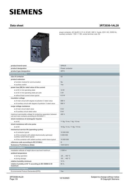 Flashcards de 3RTAL20 datasheet en | Por cynthia | uDocz