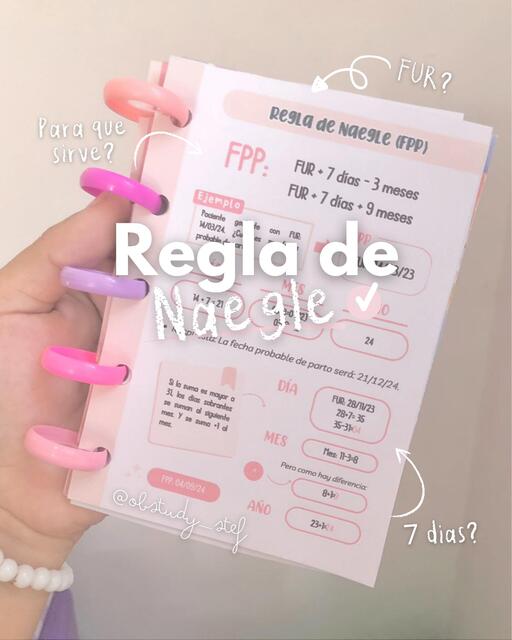 Regla de Naegle 💗 | Stefanny Moran Ruiz | uDocz