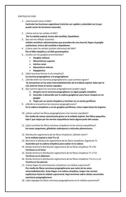 Flashcards de CAPITULO 61 FISIO | Por Alejandra Baten | uDocz