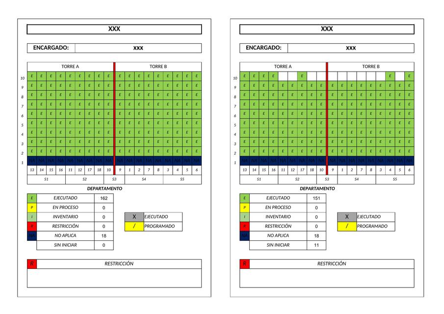 Programa y control diario | torres anto | uDocz