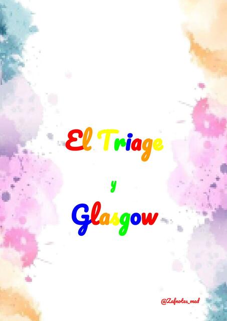 Triaje y Glasgow | Yuleisy Roque Garcia | uDocz