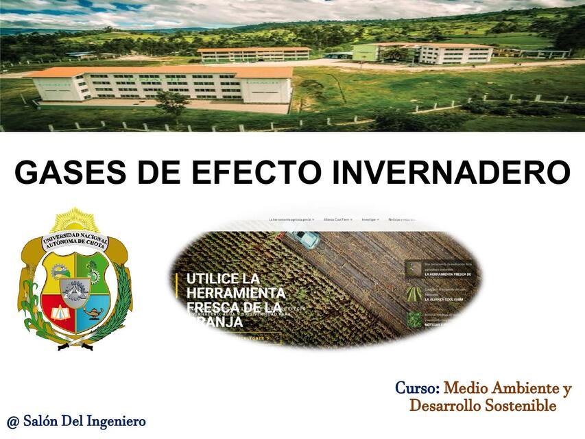 Gases De Efecto Invernadero Salón Del Ingeniero Udocz