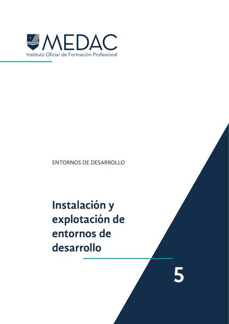 PDF Entornos de desarrollo Tema 5 | uDocz