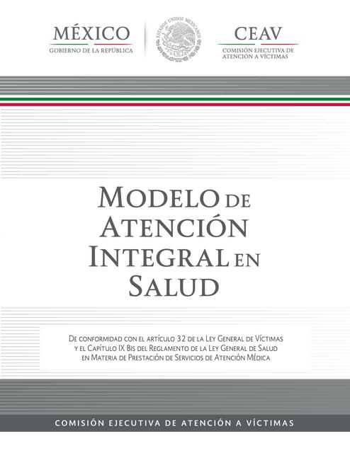 Modelo integral de atención integral en salud | Salud y vida | uDocz