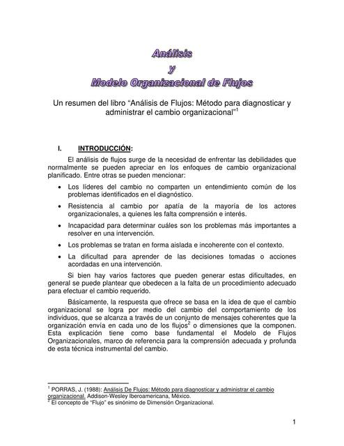 Resumen Analisis de Flujos Porras | Camila | uDocz