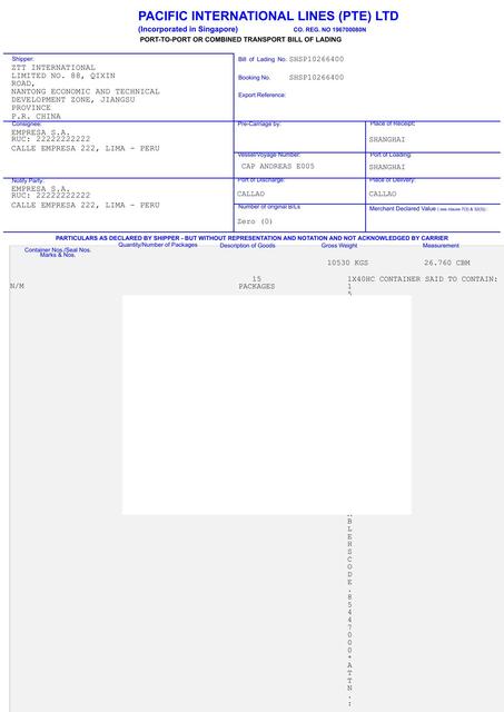 Documento de Embarque | Lizeth | uDocz