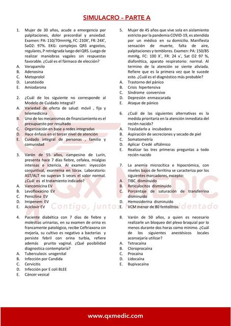 ENAM SIMULACRO DOMINICAL PARTE A 20 FEBRERO sin cl | Mark | uDocz