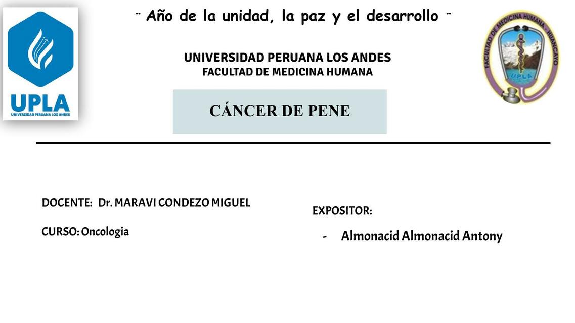 CANCER DE PENE ONCOLOGIA | Anghelo Almonacid | uDocz