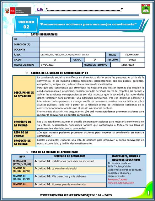 1 DPCC UND 2 | Yanela Sedano | uDocz