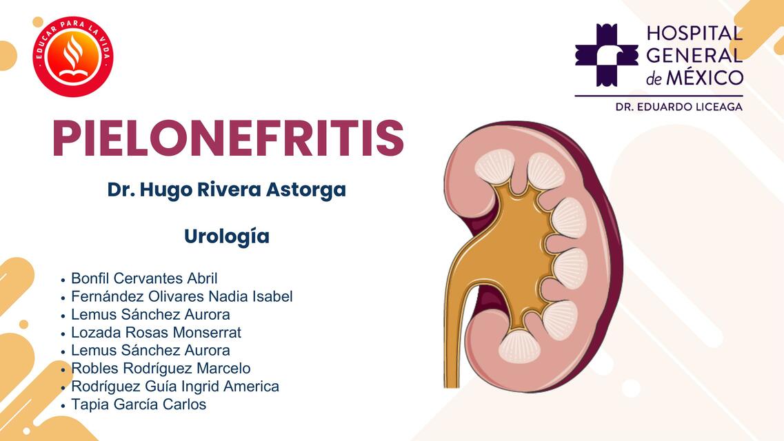 Pielonefritis | Carlos G. tiburón | uDocz