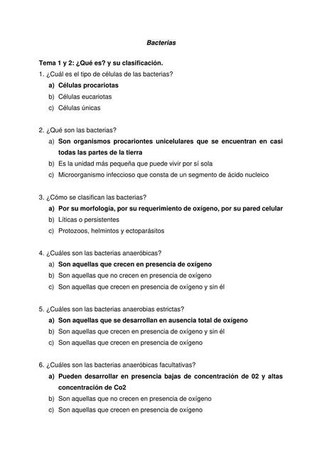 Bacterias | Suzette Reyes | uDocz