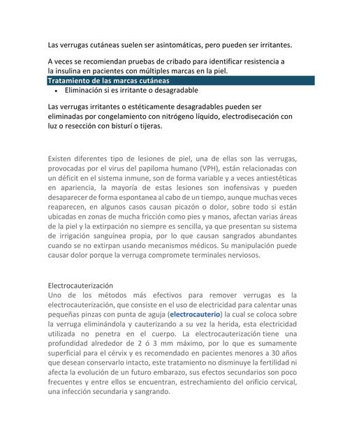 Verrugas | Yesenia Salomé Pineda Ramírez | uDocz