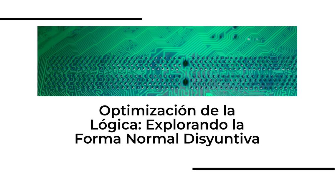 Optimización de la lógica Forma normal disyuntiva | Matemáticas y ...
