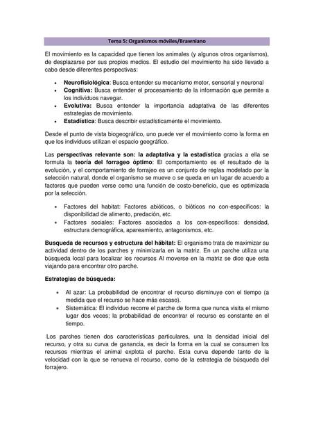 Tema 5 organimsos móviles | sof | uDocz